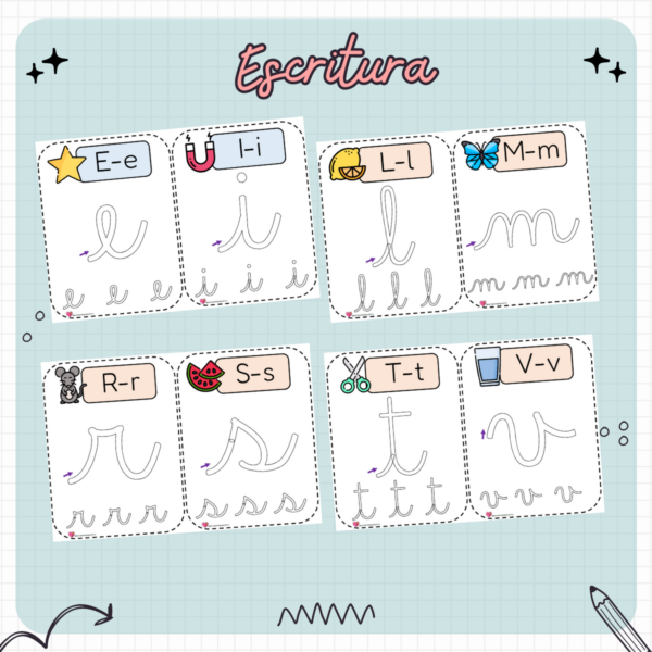 Letras para rellenar - AmeIdeas